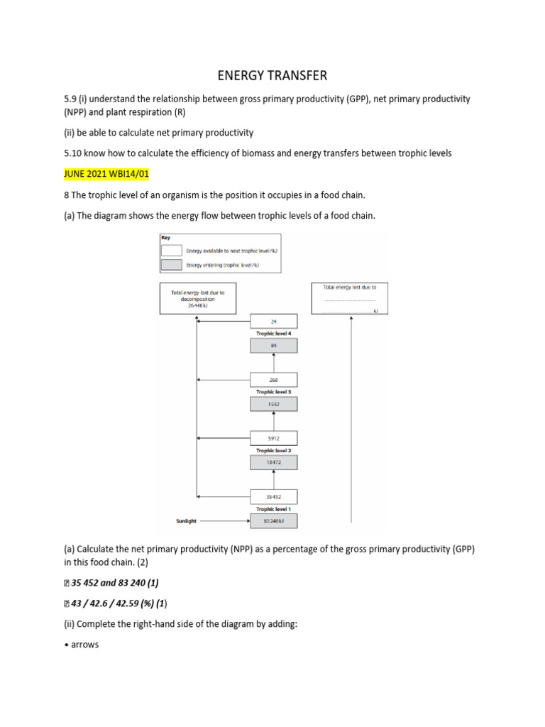 Energy Transfer Qns | PDF