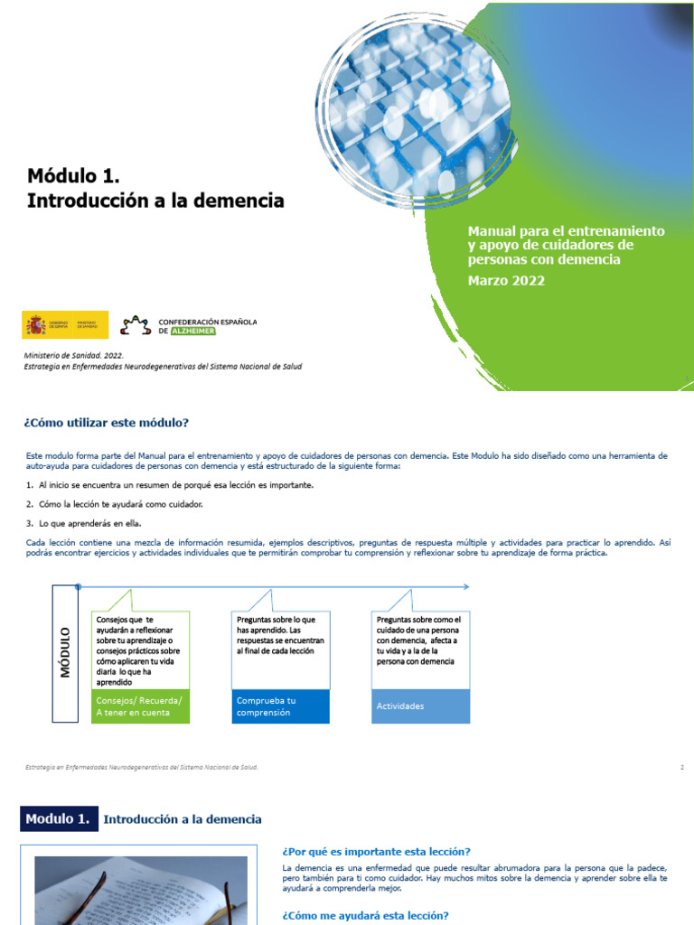 Modulo1 Introducion A La Demencia Ed 1.1 | PDF