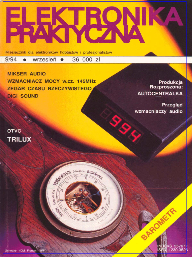 Elektronika Praktyczna 1994 | PDF