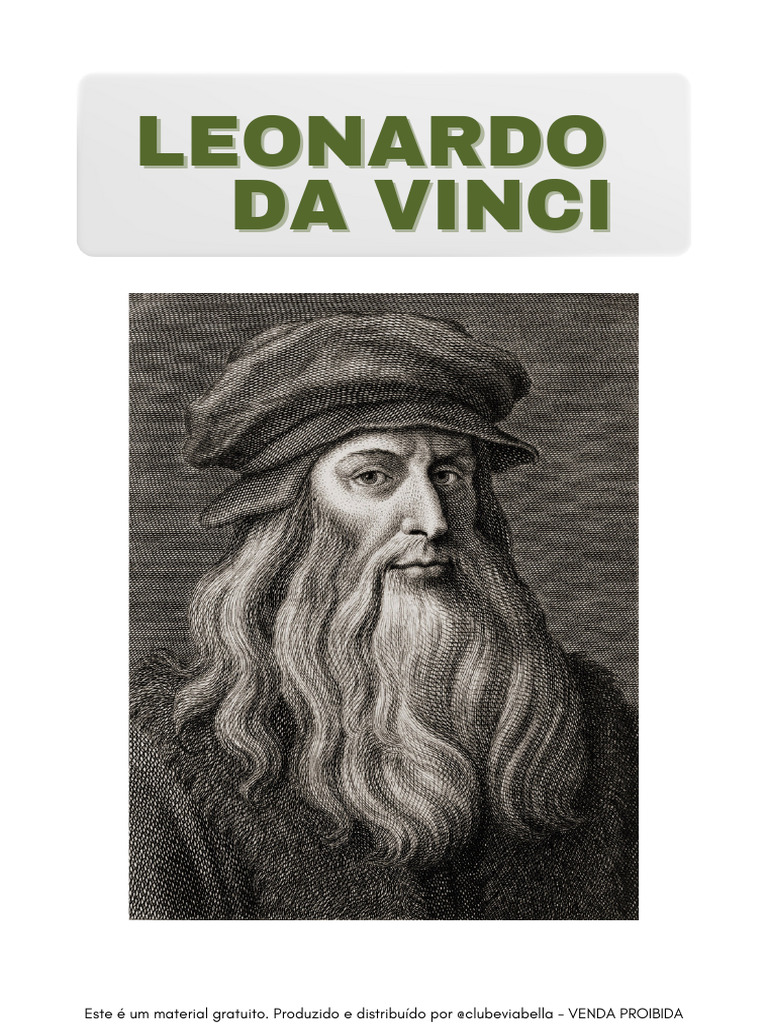 LAPBOOK - Leonardo DaVinci | PDF