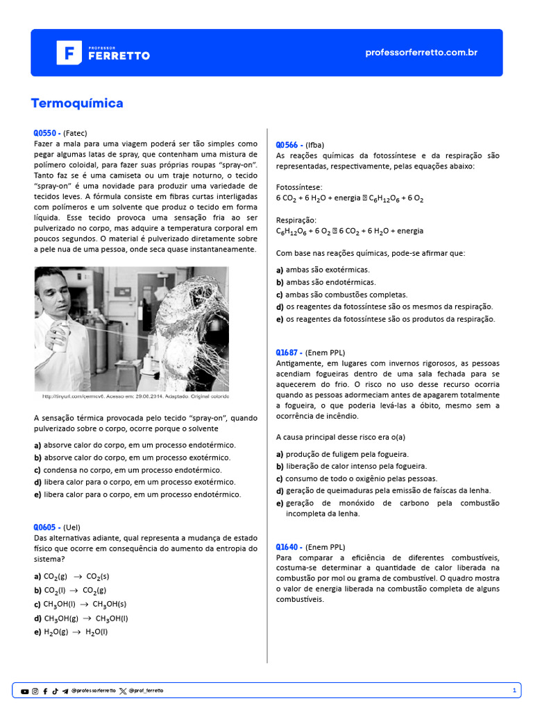 questions_quimica_termoquimica | PDF