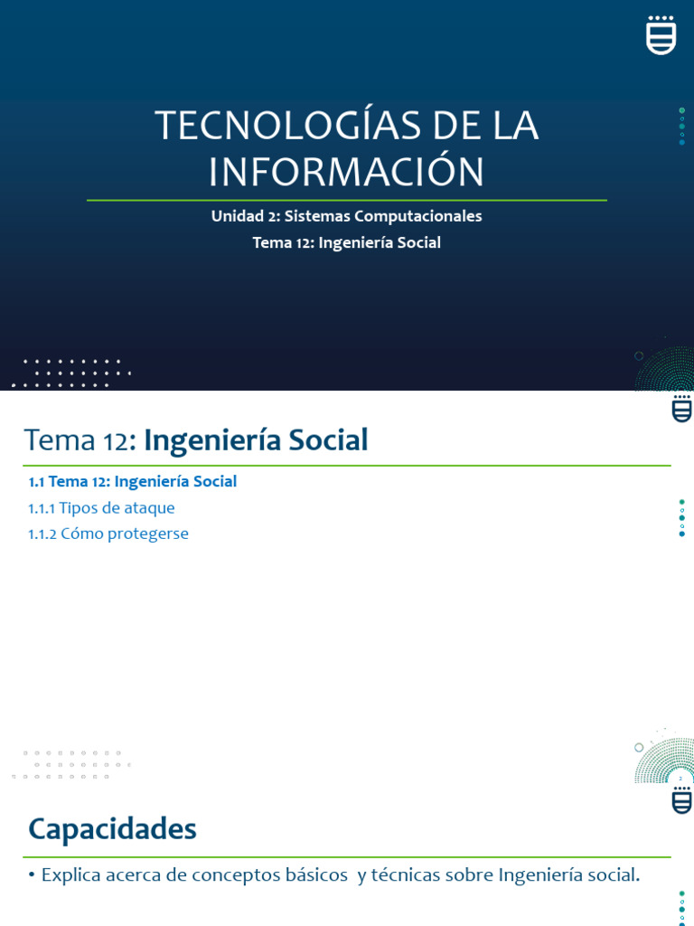 PPT 2023 01 U02 T12 Tecnologias de La Informacion (2334) | PDF