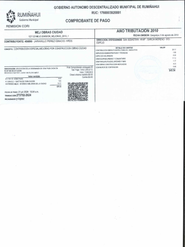 Comprobantes 2008 2010 2 Pdf