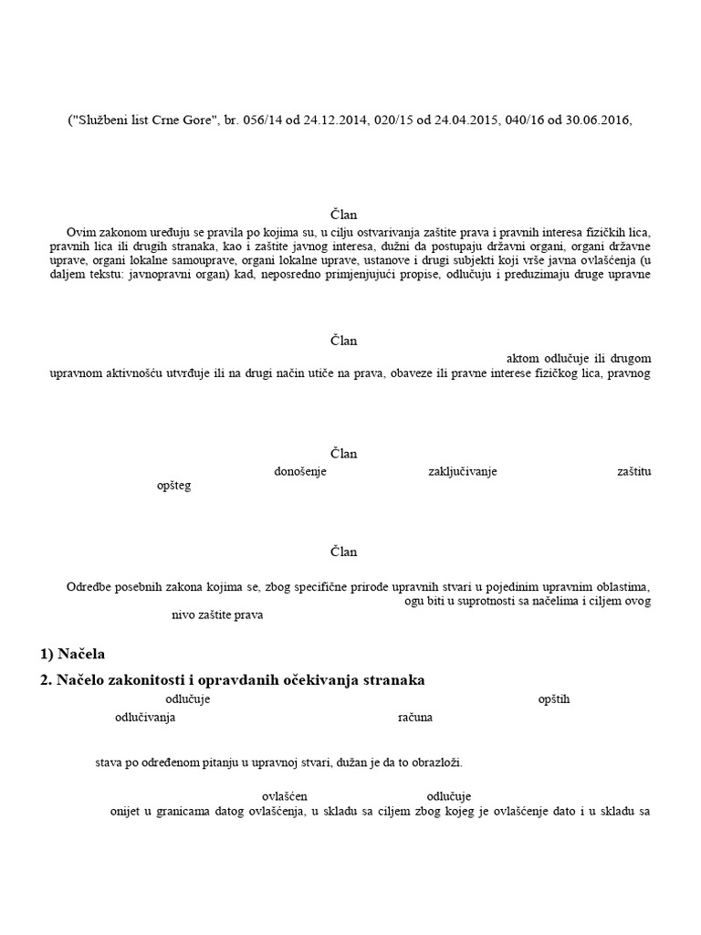 Skripta Upravni Postupak | PDF