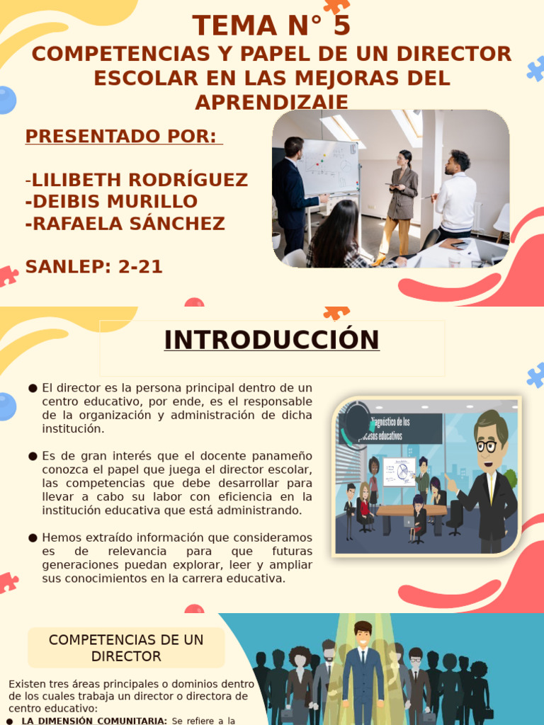 Tema 5 Competencias y Papel Del Director. | PDF