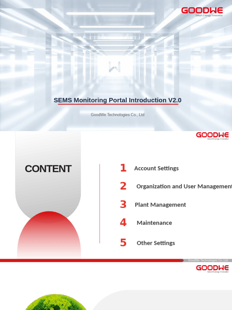 SEMS Monitoring Portal Introduction - V2.0 | PDF