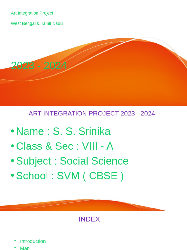 Art Integration Project | PDF
