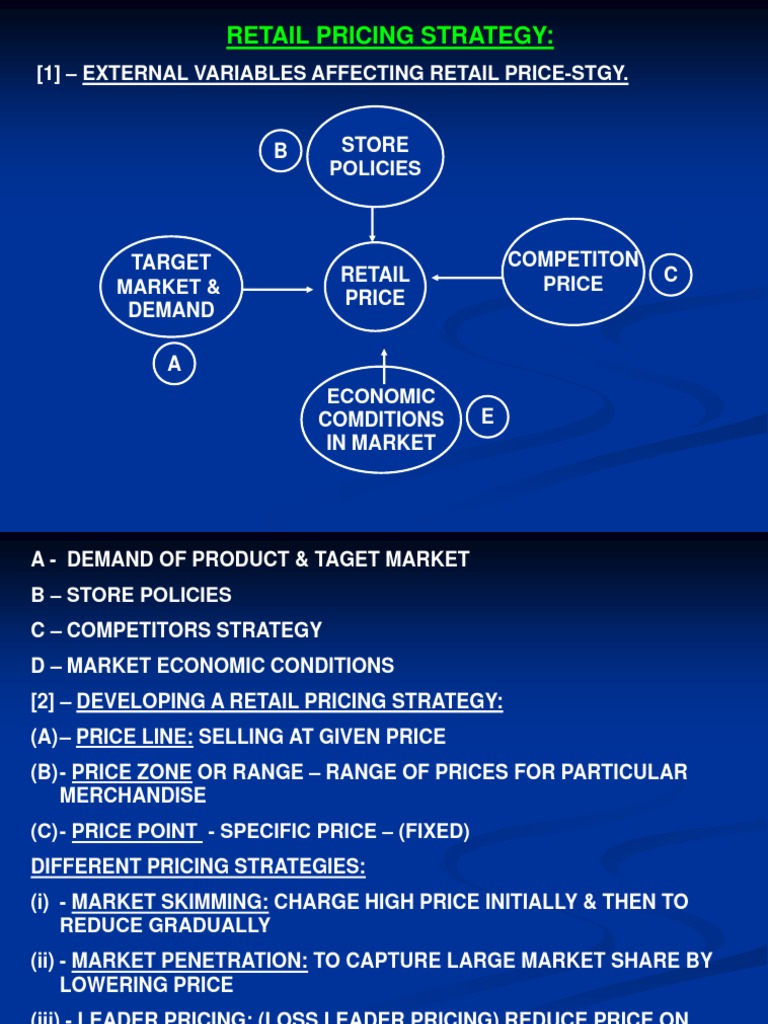 Retail Pricing Strategy | PDF