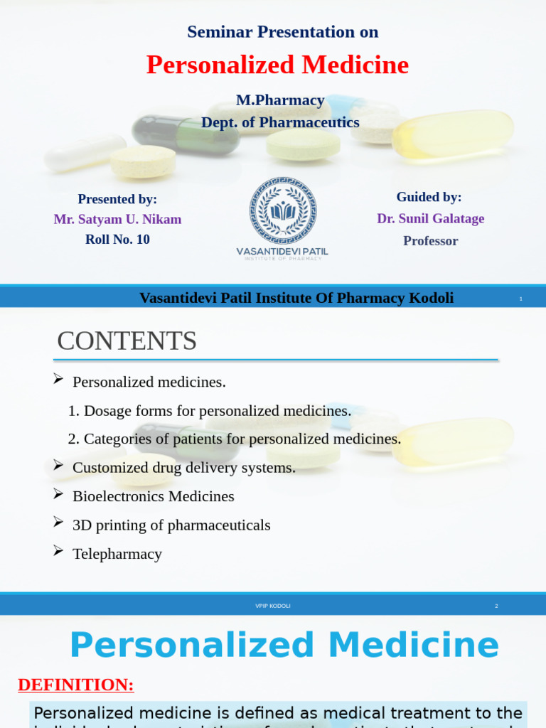 Personalized Medicine | PDF