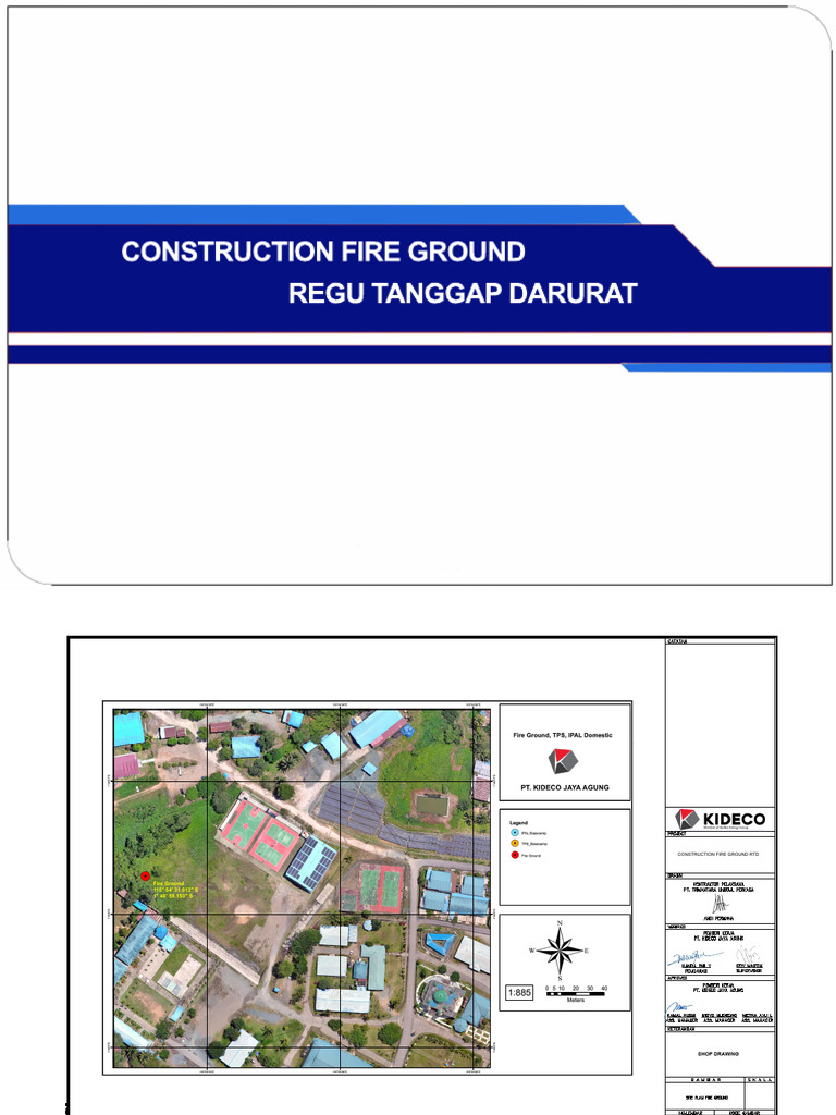 Construction Fire Ground Shop Drawings | PDF