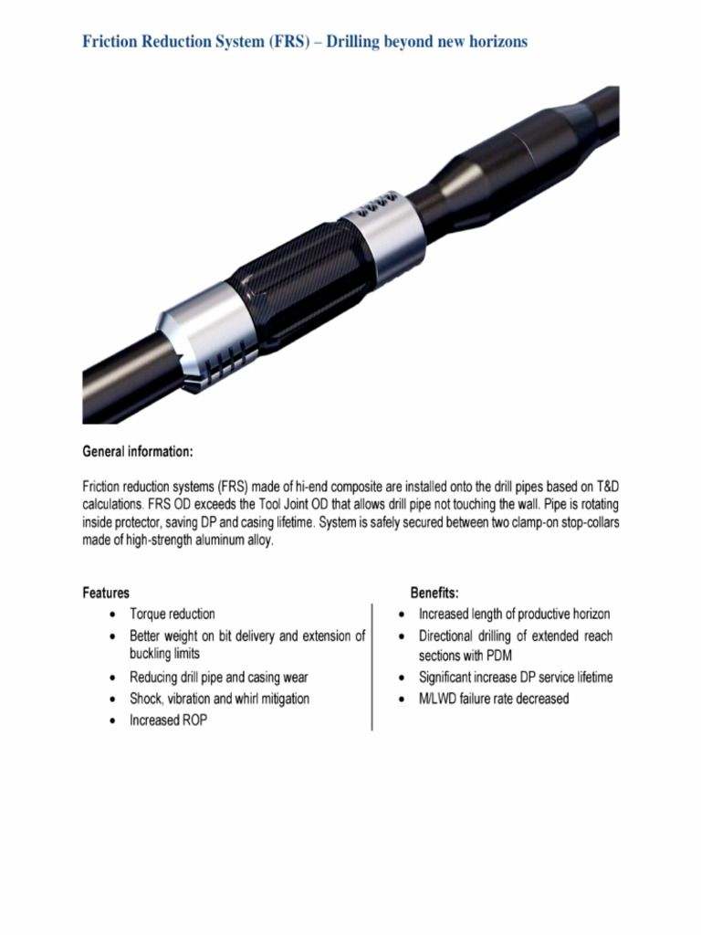 Friction Reduction System (FRS) | PDF