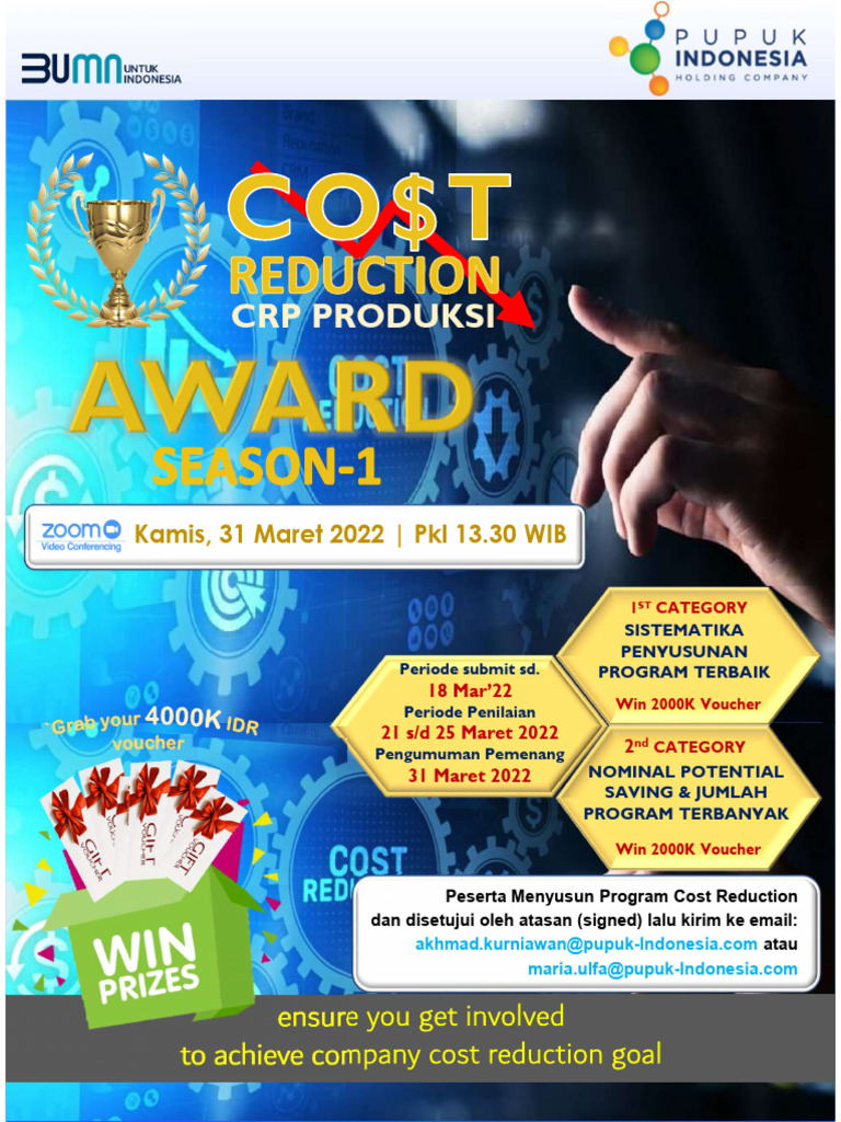 Flyer CRP Award Season-1 Rev.2 | PDF | Systems Thinking | Quality