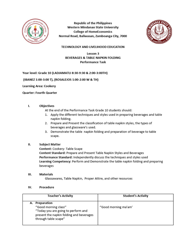 q4 (L3) G10 PERFORMANCE TASK | PDF