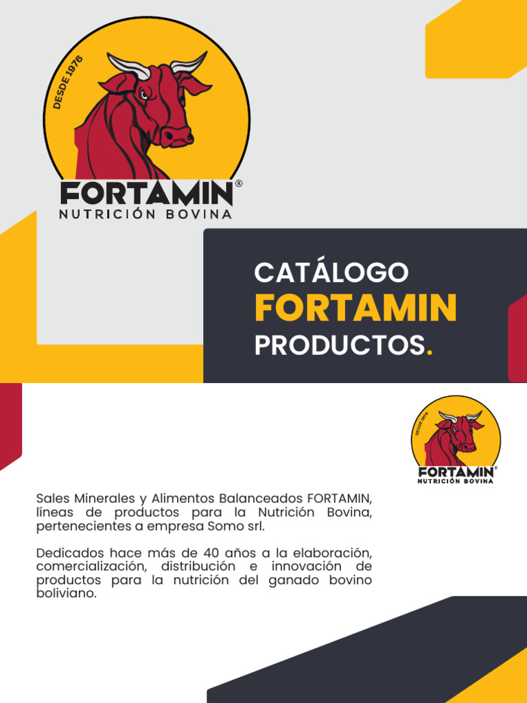 Catalogo de Productos Fortamin (Suplementos y Alimentos) | PDF