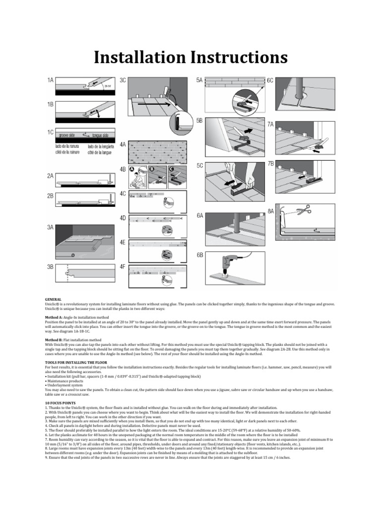 QuickStep-Installation-Instruction | PDF