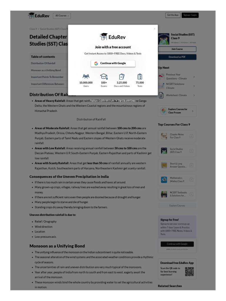 Edurev in T 86986 Detailed Chapter Notes Part 3 Climate Important ...
