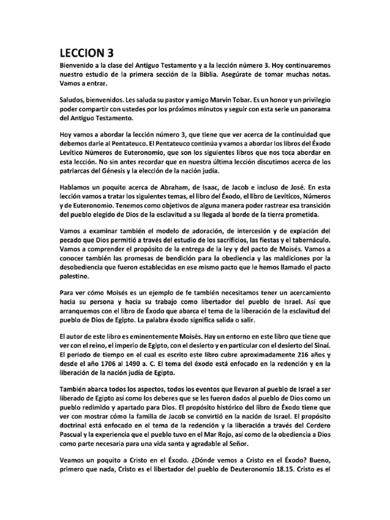 Leccion 3 | PDF