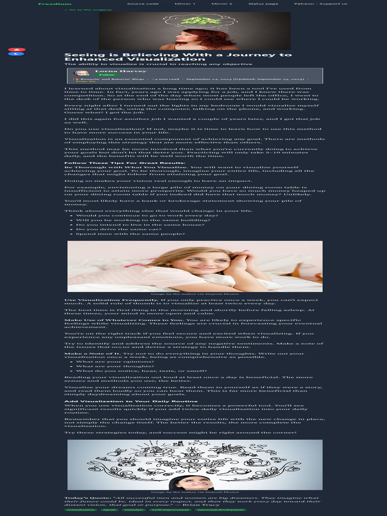 Seeing Is Believing With A Journey To Enhanced Visualization - by Lorna Harvey - in Bouncin' and ...