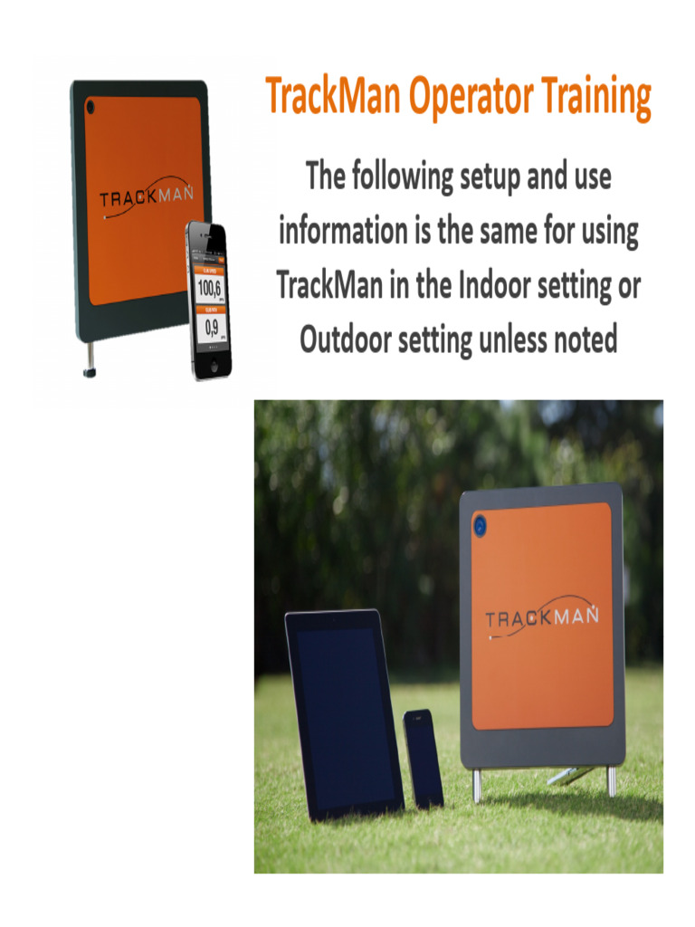 TrackMan Operator Training - Setup | PDF | Radar