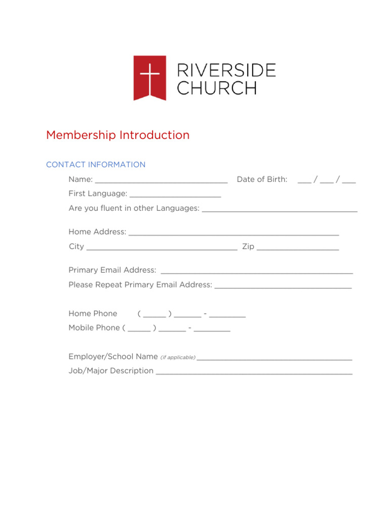 Membership Introduction | PDF