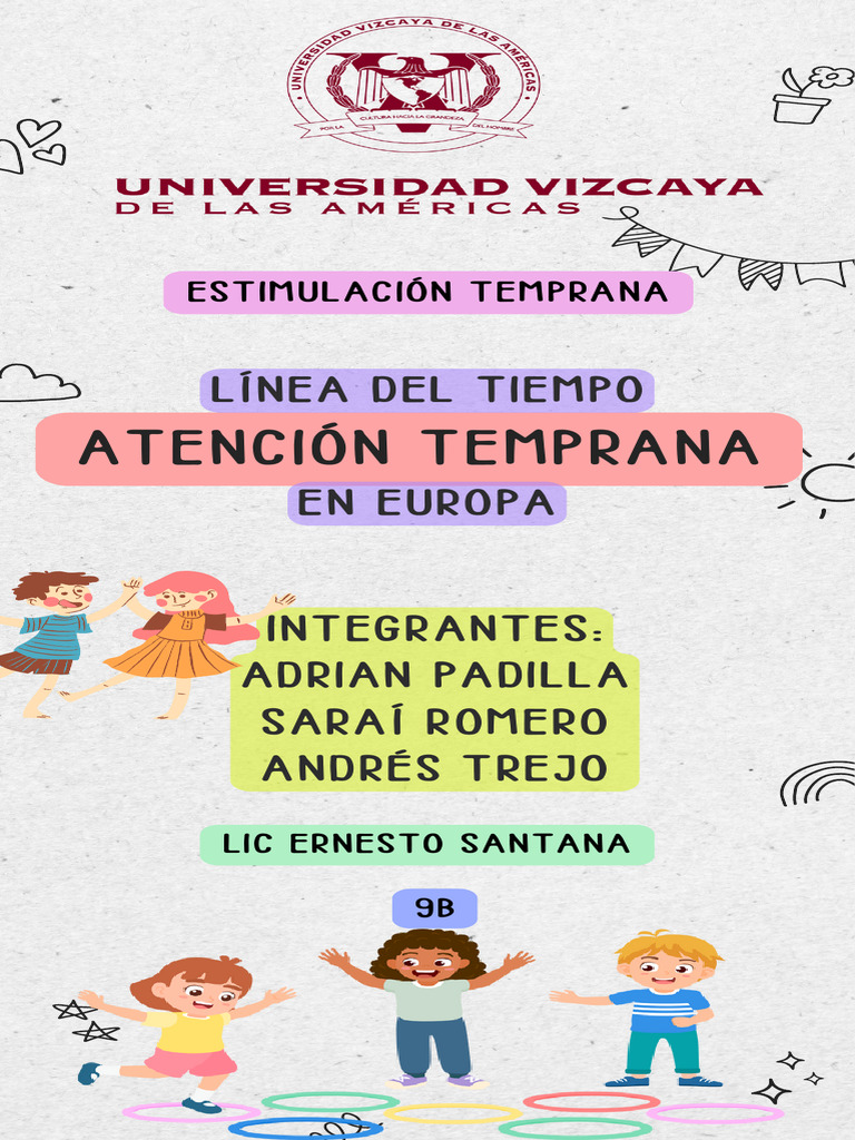 Infografía de Línea de Tiempo Cronología Doodle A Mano Multicolor | PDF | Educación de la ...