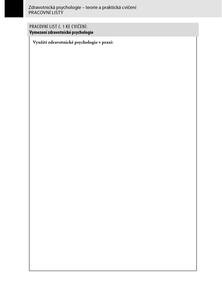 prakticka-cviceni-pracovni-listy | PDF