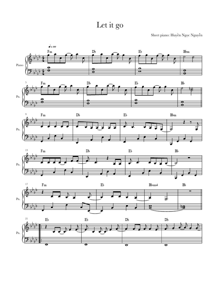 Let It Go | PDF