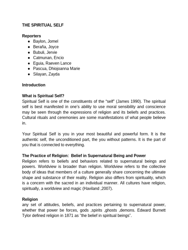SPIRITUAL | PDF