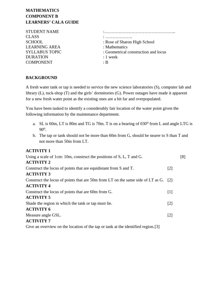Maths o Level Comp B | PDF