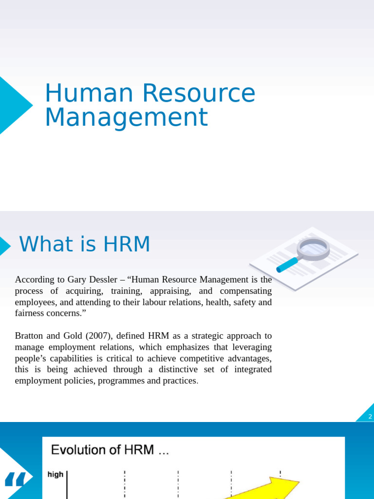 Introduction To HRM and HRP | PDF