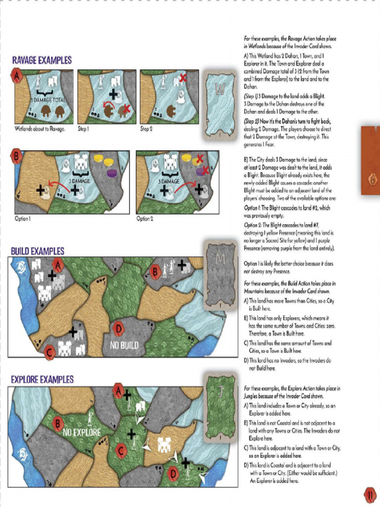 54 Spirit Island Rulebook Pages 11 | PDF