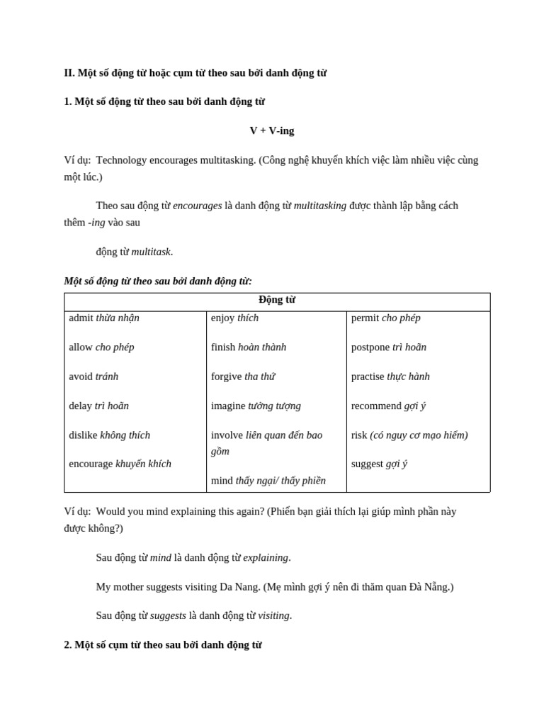 (Exercise) Unit 4 T NG H P | PDF