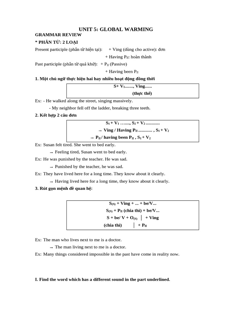 Unit5-Global Warming | PDF