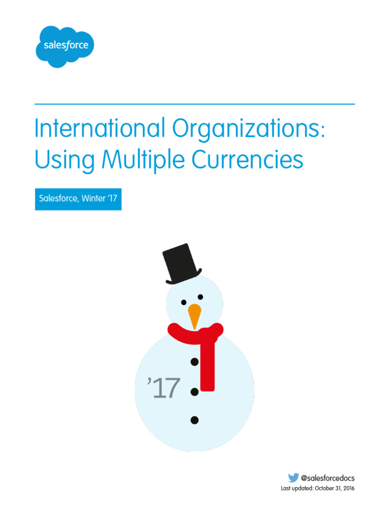 Salesforce Using Multiple Currencies | PDF