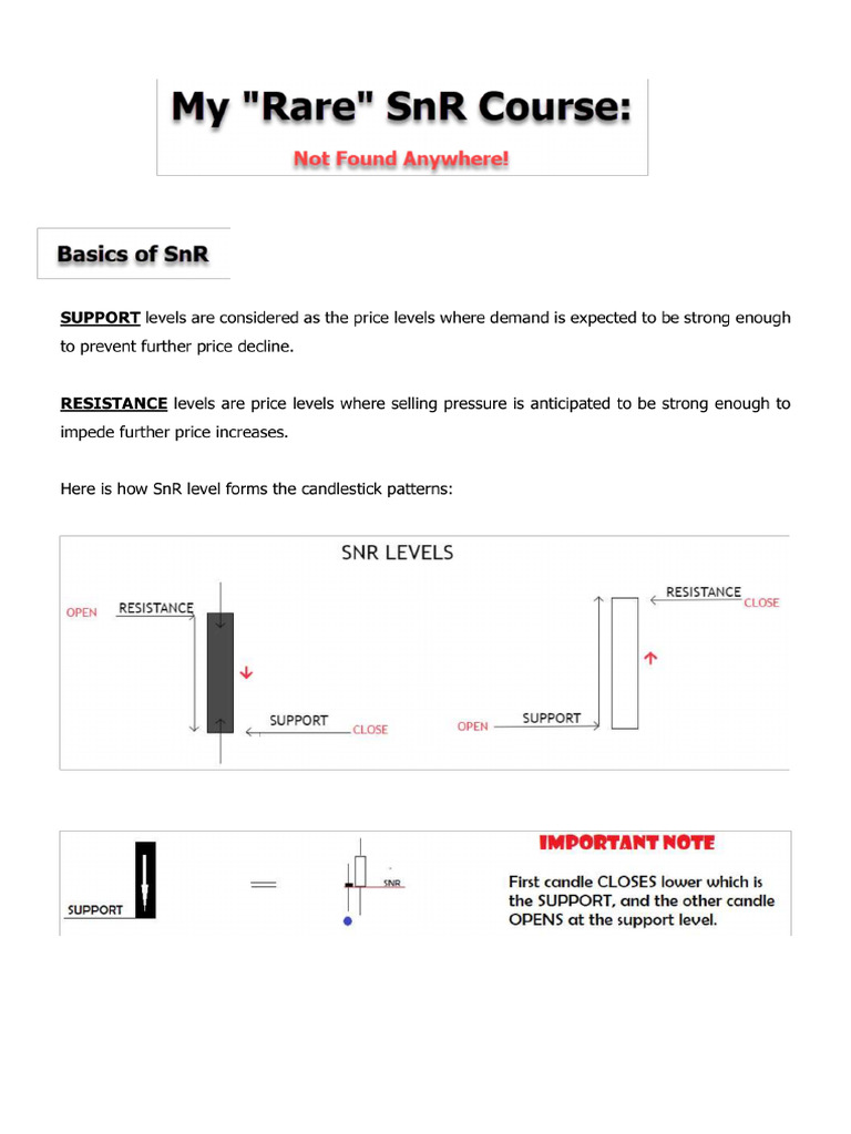 My Rare SNR Course - Unlocked | PDF