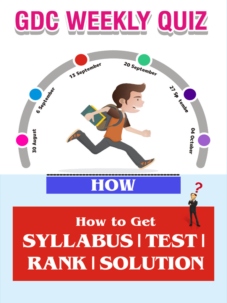 Gdc Weekly Test Instructions 81a3dad7 9ad2 4018 870e b75ee27ee110 | PDF