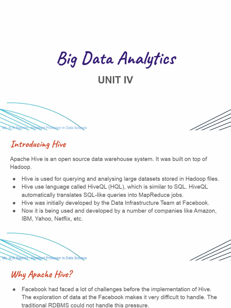 BDA UNIT 4 New | PDF