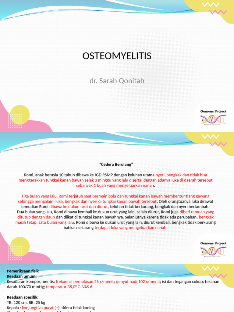 Osteomyelitis | PDF