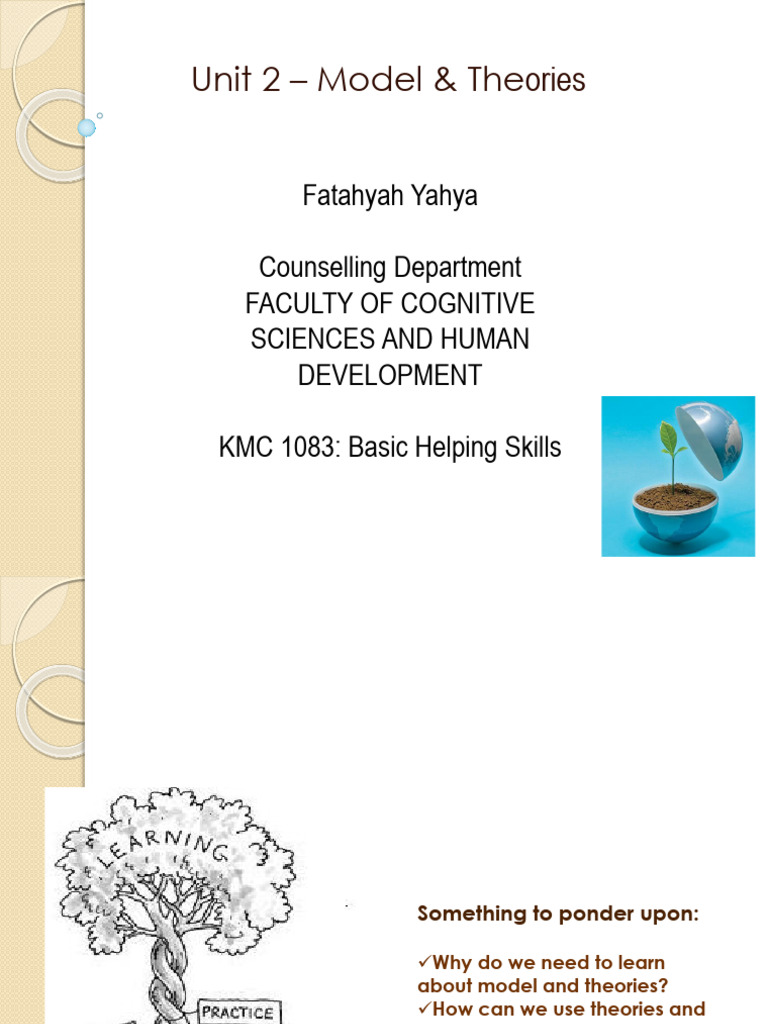 Unit 2 - Model and Theories | PDF