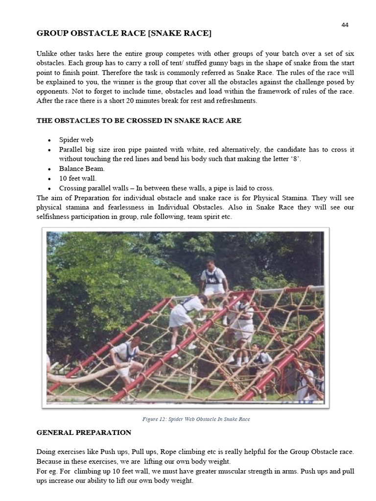 Group Obstacle Race (Snake Race) 02 | PDF