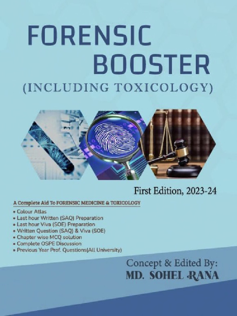 FORENSIC BOOSTER Including Toxicology 1st Edition Sample PDF | PDF