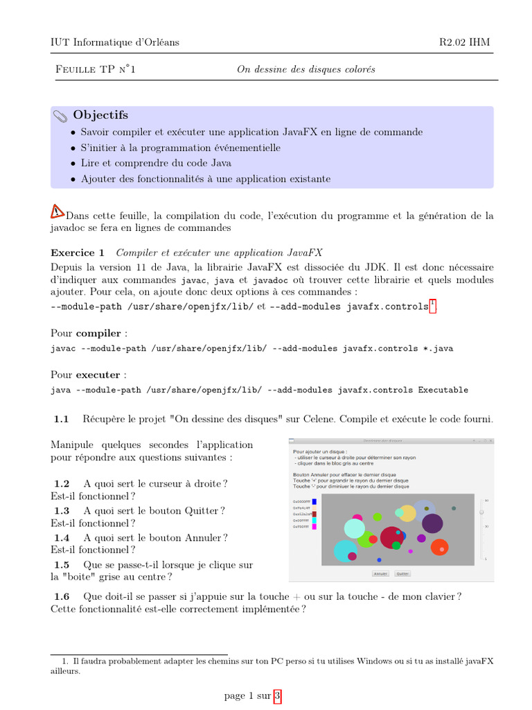 1 TP Evenements | PDF