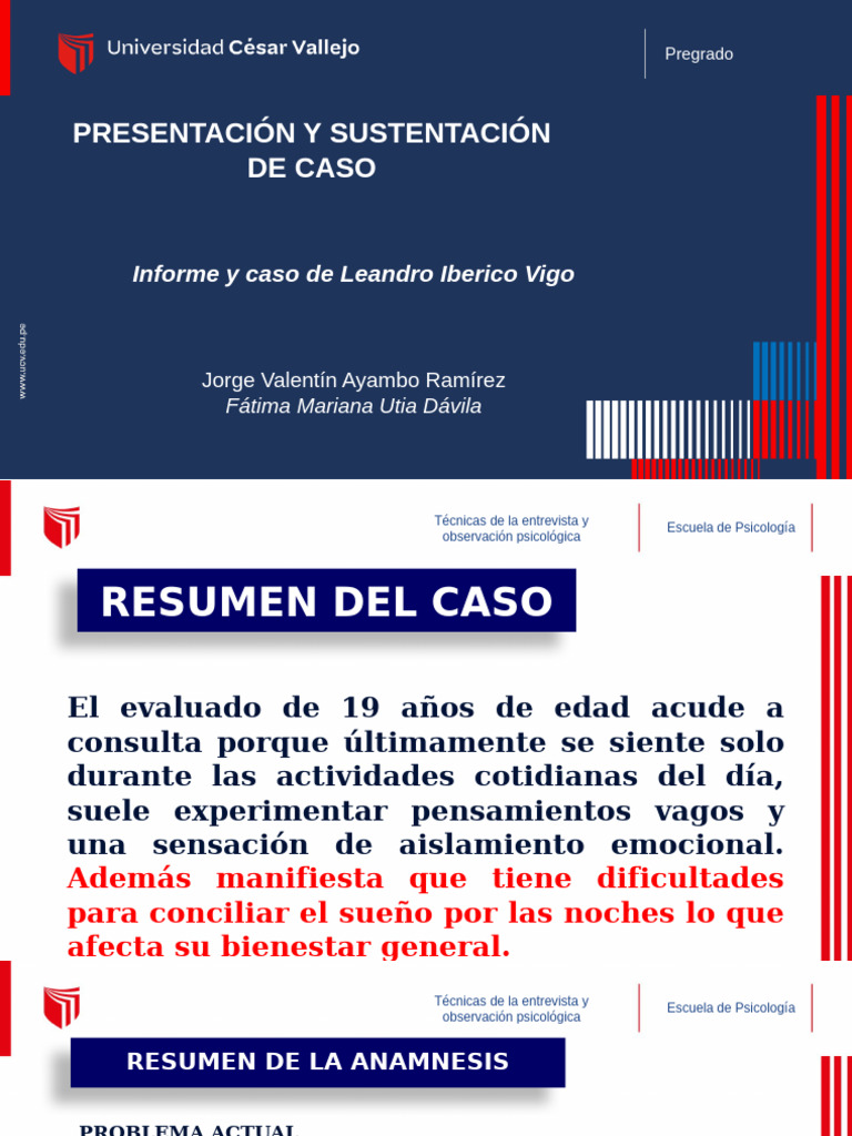 Ppt Expo Amnanesis de Leandro | PDF