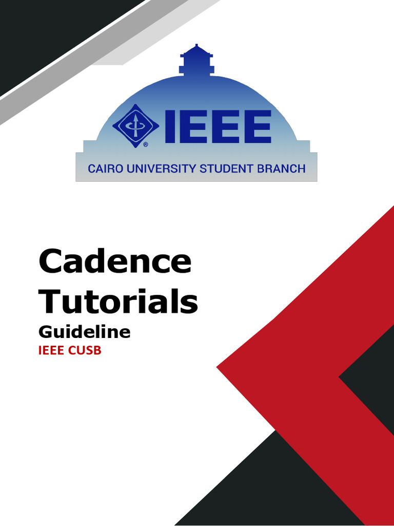 Cadence Tutorials' Guideline - 1 | PDF