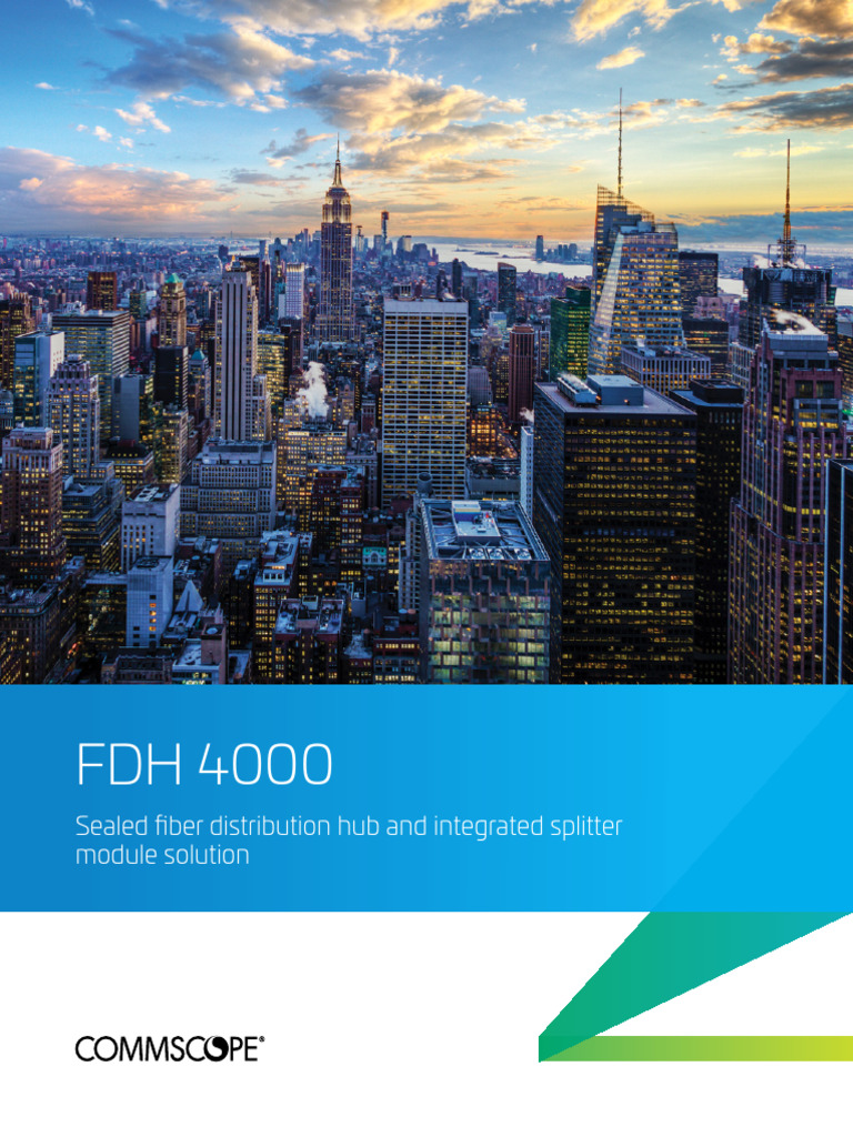 FDH 4000 Sealed Fiber Distribution Hub | PDF