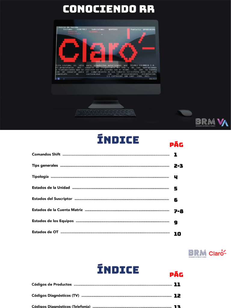Conociendo RR - Manual Interactivo | PDF