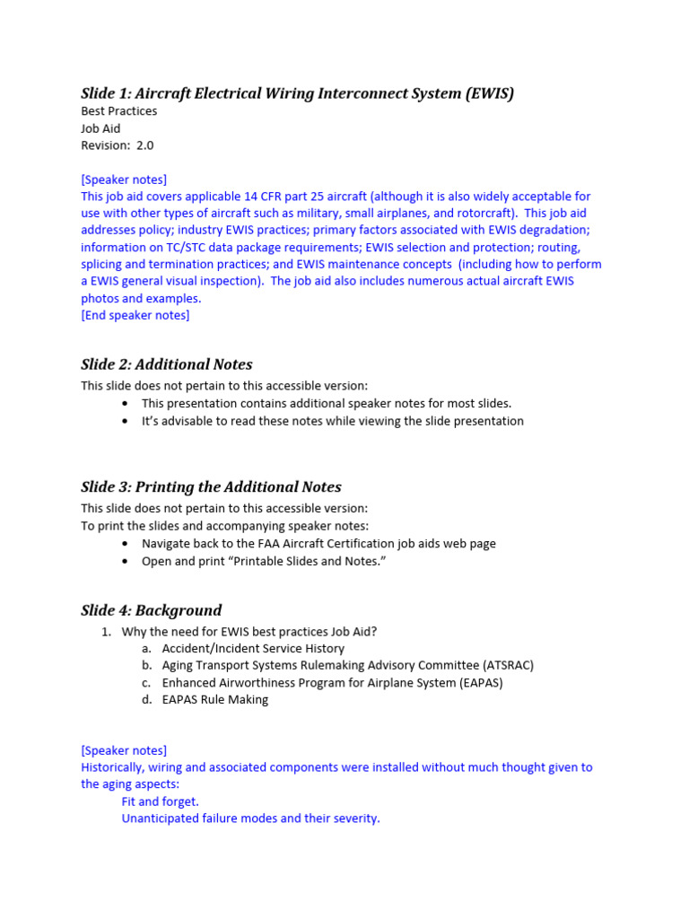 EWIS Job-Aid 2.0 508-Accessible | PDF