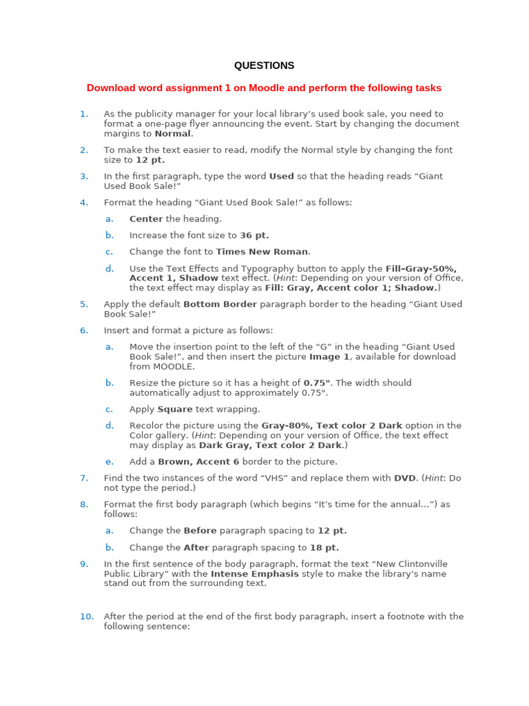 Word Practise 2 | PDF