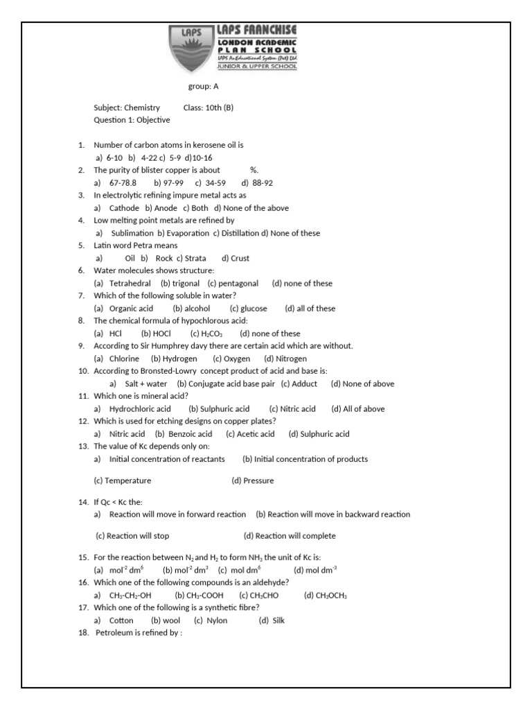 Complete Book Chemistry | PDF