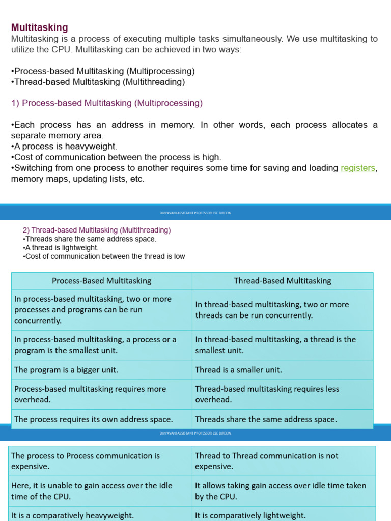 MultiThreading 1 | PDF